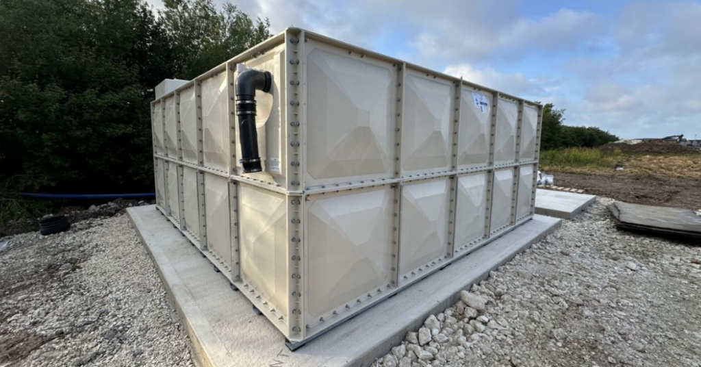 Overflow and Warning Pipe Installation | Tricel Water Storage